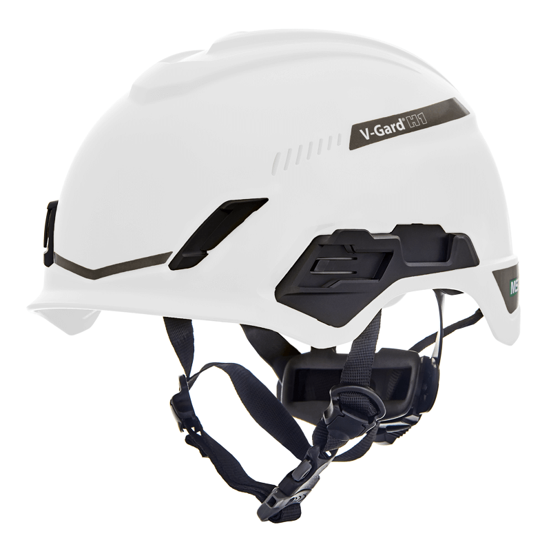 Casco de Seguridad MSA V-Gard H1 Ventilado Blanco – Apro Seguridad ...